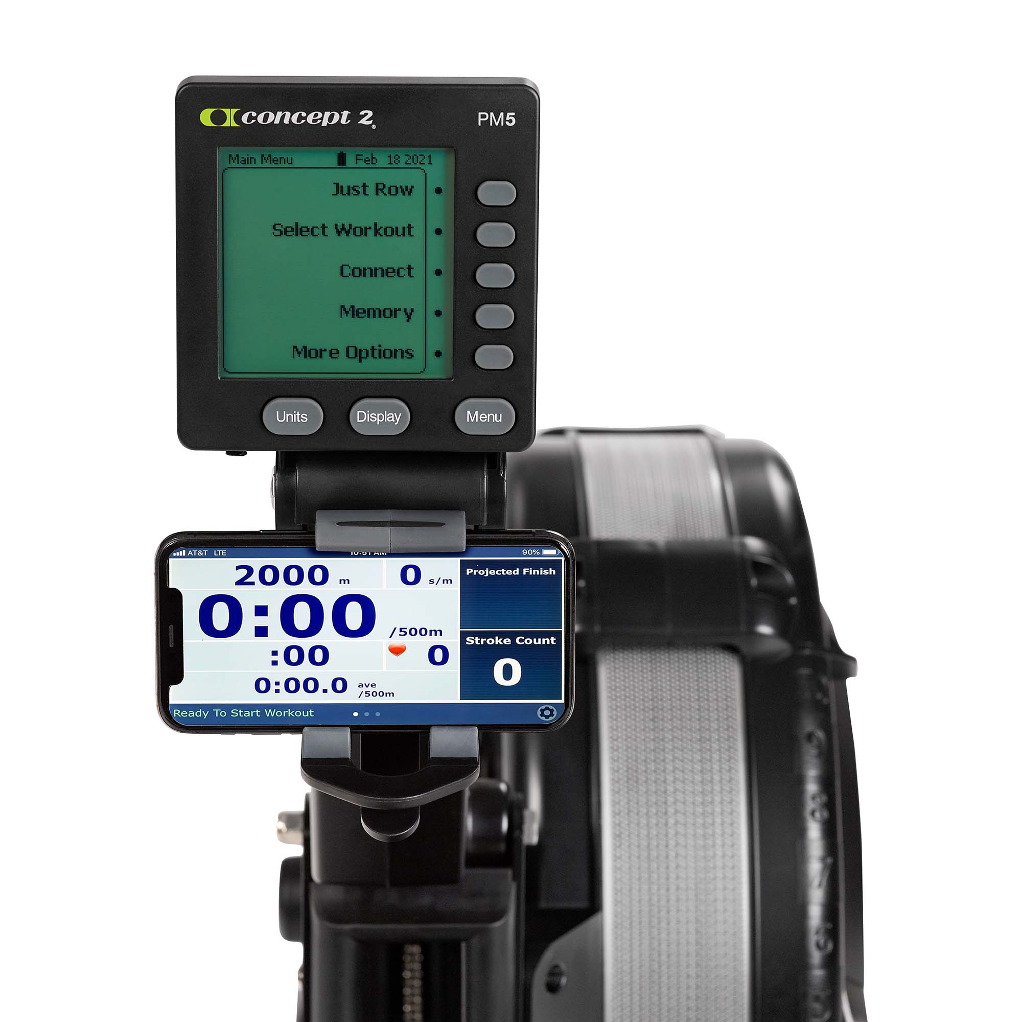 Concept2 RowErg Device Holder Retrofit Kit | Ultraining®